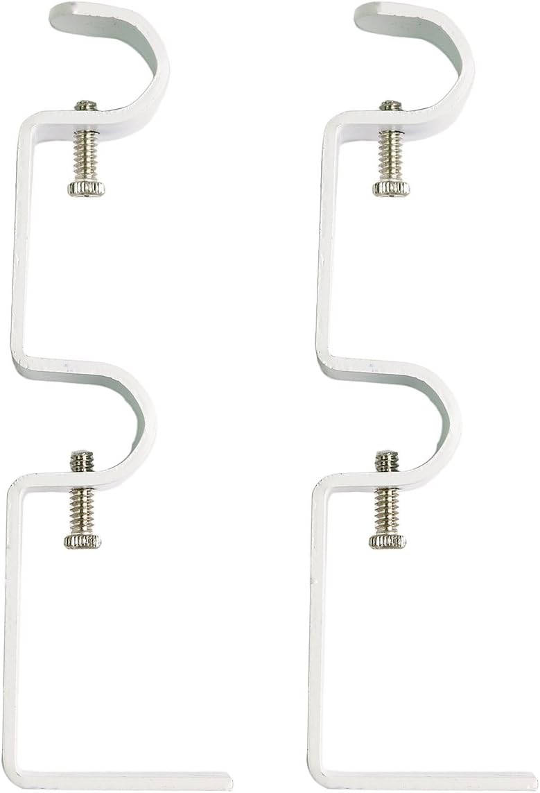 Amazon.com: Urbanest Double Curtain Rod Bracket, 1/2-inch to 5/8-inch ...