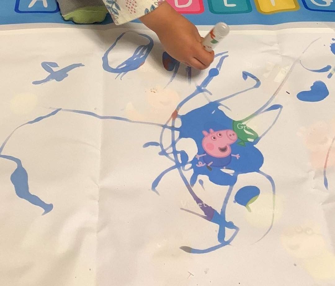Amazon.com: Kids Toys Water Doodle Mat - Peppa Pig Reusable Painting ...