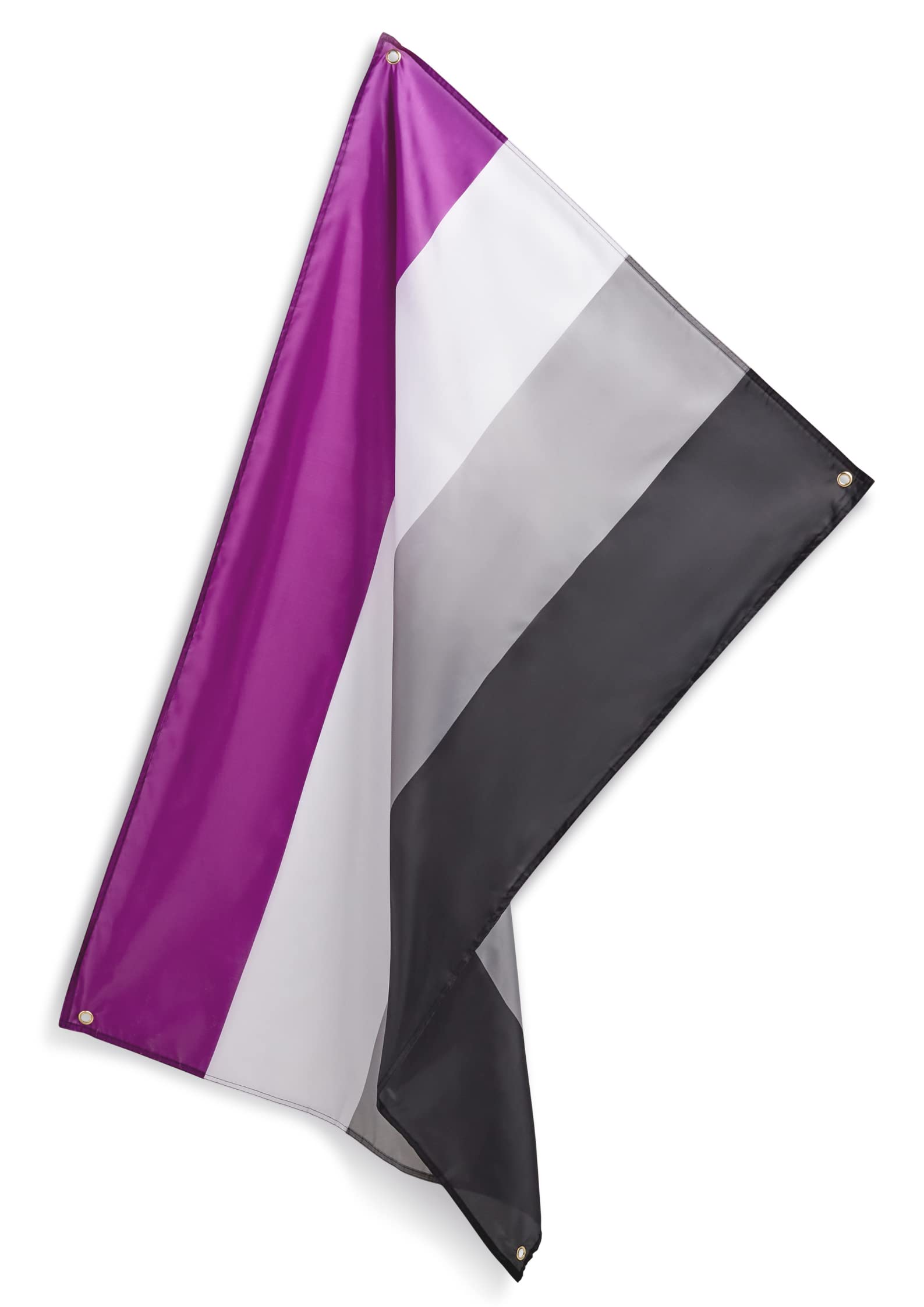 Runesol Asexual Flag, 91x152cm, (3ft x 5ft) Asexuality Banner, Pride ...