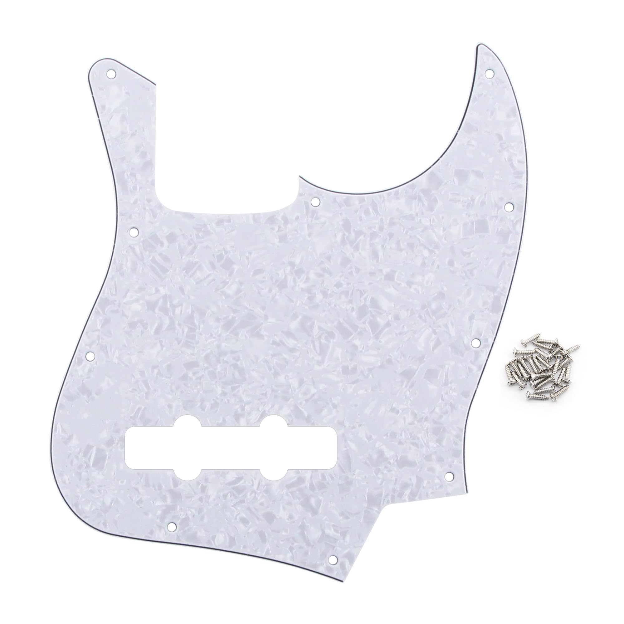 Snapklik.com : FLEOR 10 Hole J Bass Pickguard Scratch Plate Pick Guards ...