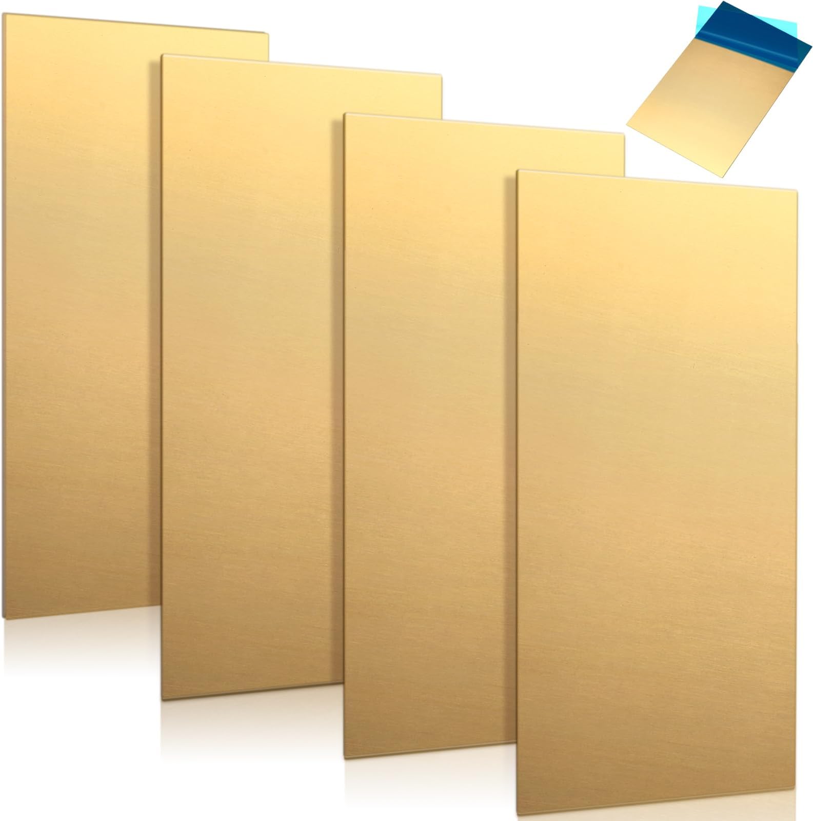 Amazon.com: GOODSON Brass Shim Stock Assortment | 5 Pack | 4 x 6 in ...