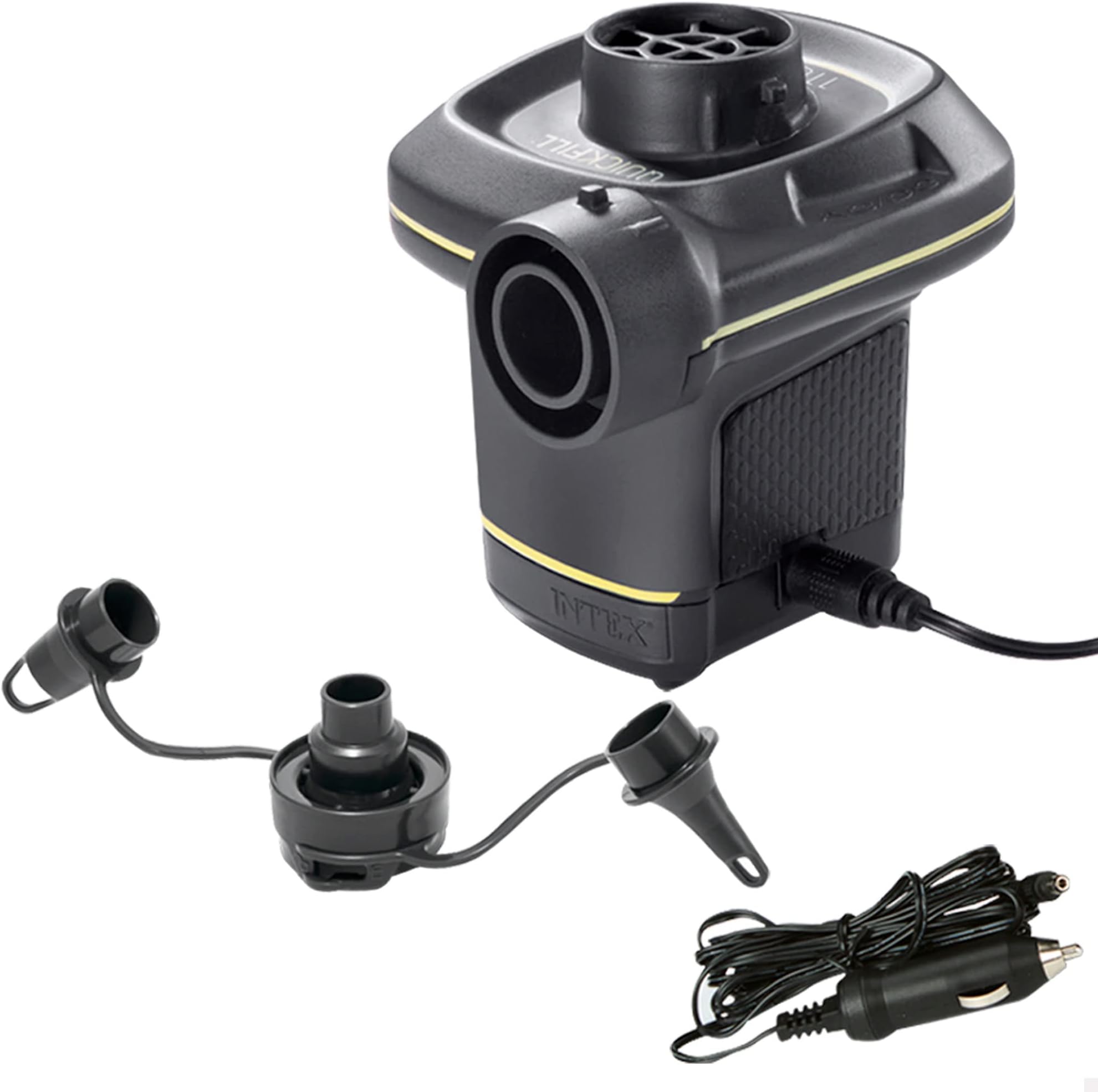 Intex 230V Quickfill AC/DC Electric Pump Black 66634 : Buy Online at ...