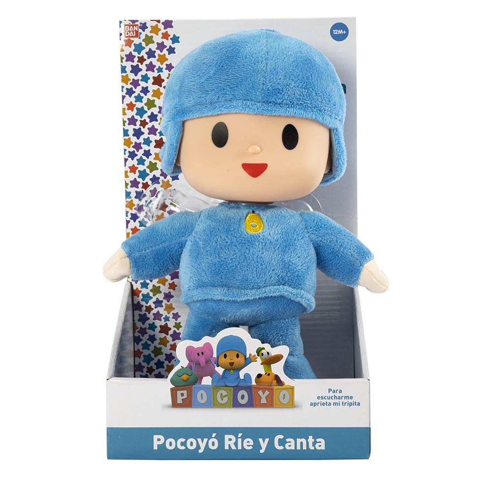 Buy Pocoyo TO77100 Sing and RIE Musical Plush Toy (Spanish Version ...