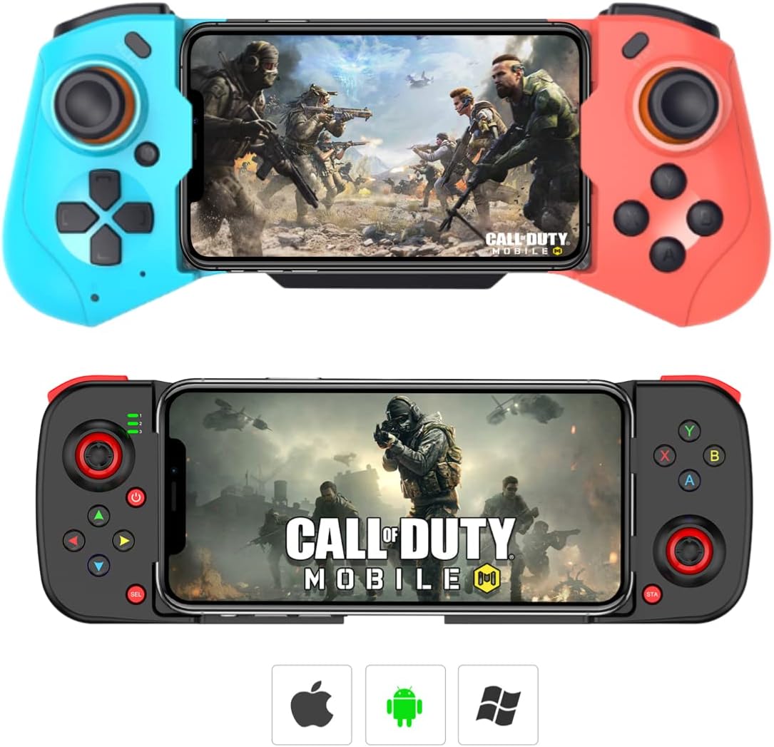 Amazon.com: arVin Mobile Game Controller for iOS, Android, PC, Wireless ...