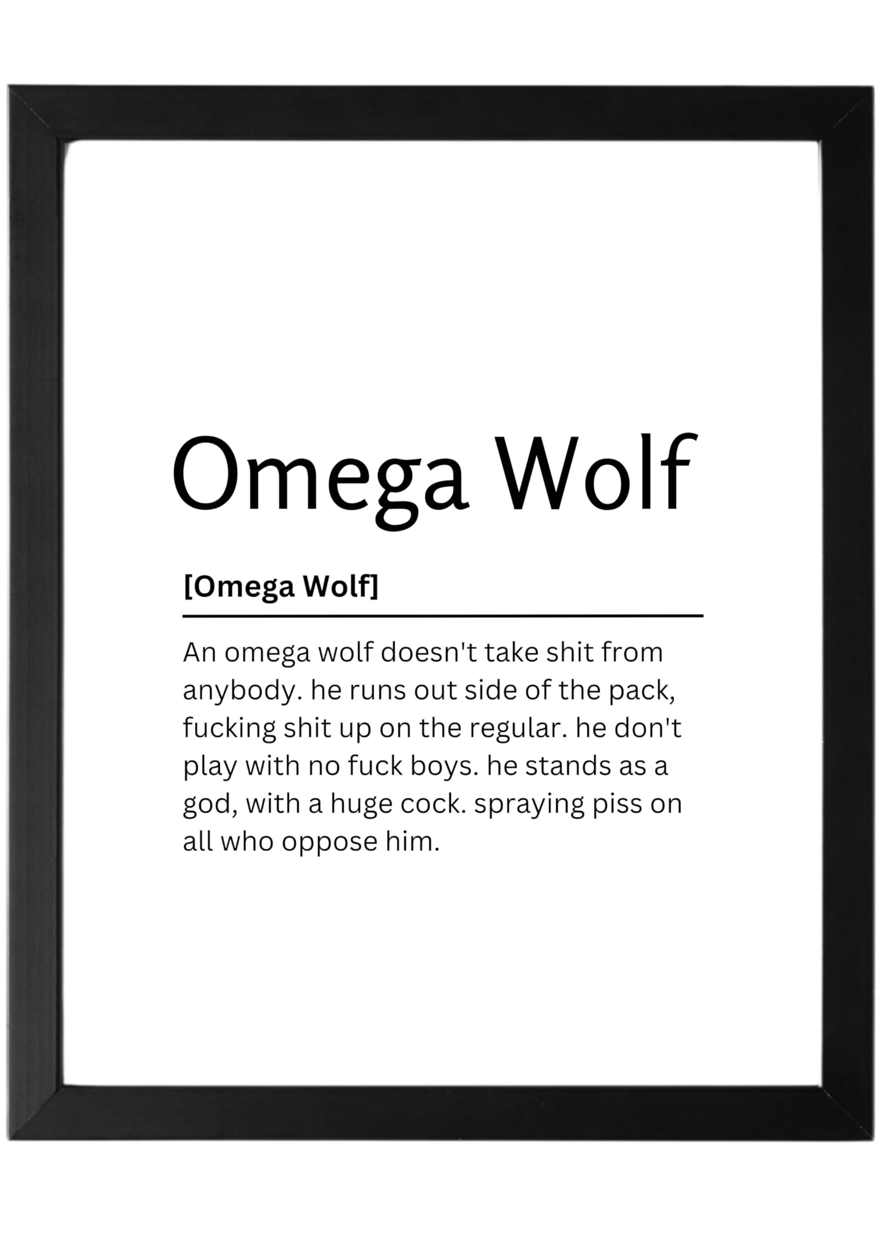 Omega Wolf Symbol