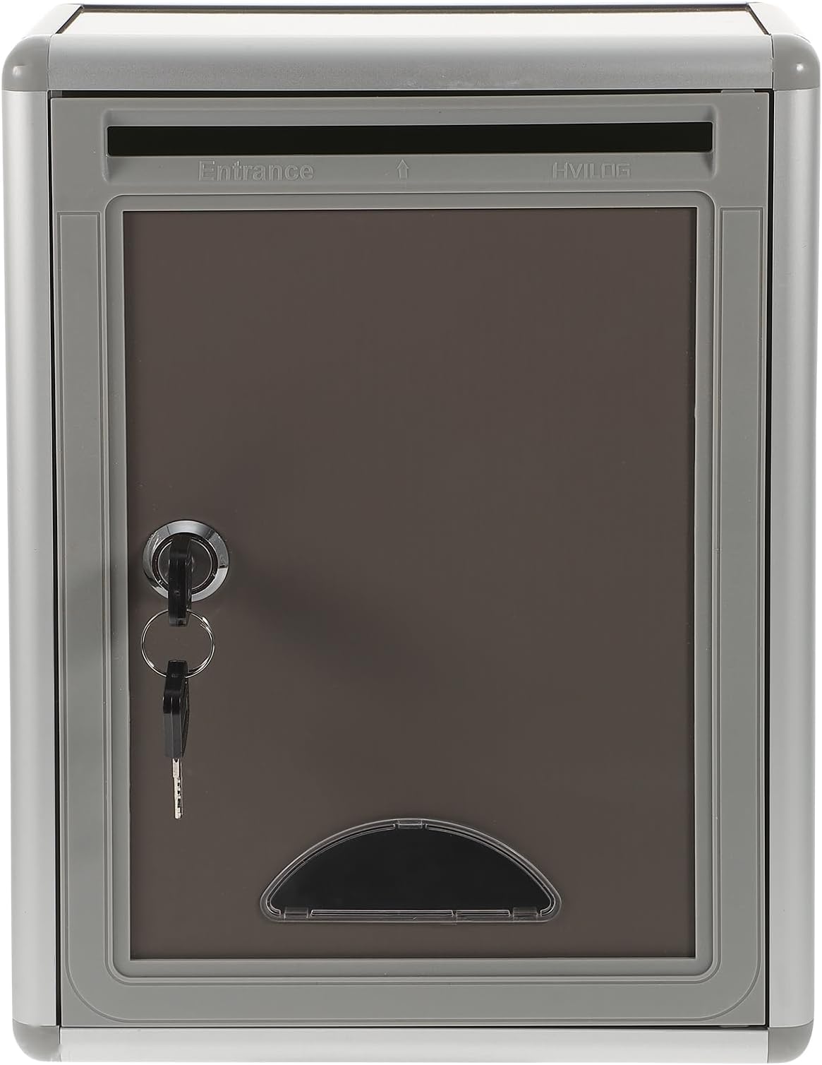 STOBOK Box Mailbox Cash Box with Lock Wall Mount Mailboxes Metal ...