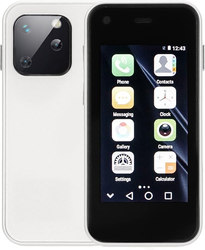 Amazon.com: ASHATA Mini Android Cellpohone Mobile Phone, 3G Face ...