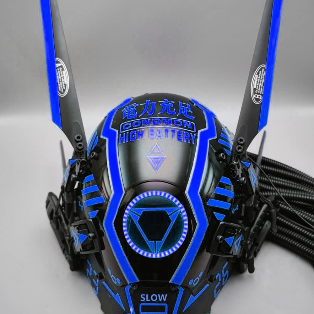 Amazon.com: XYRuiHang Wild Techwear Punk Mask with Tubes Dreads and ...