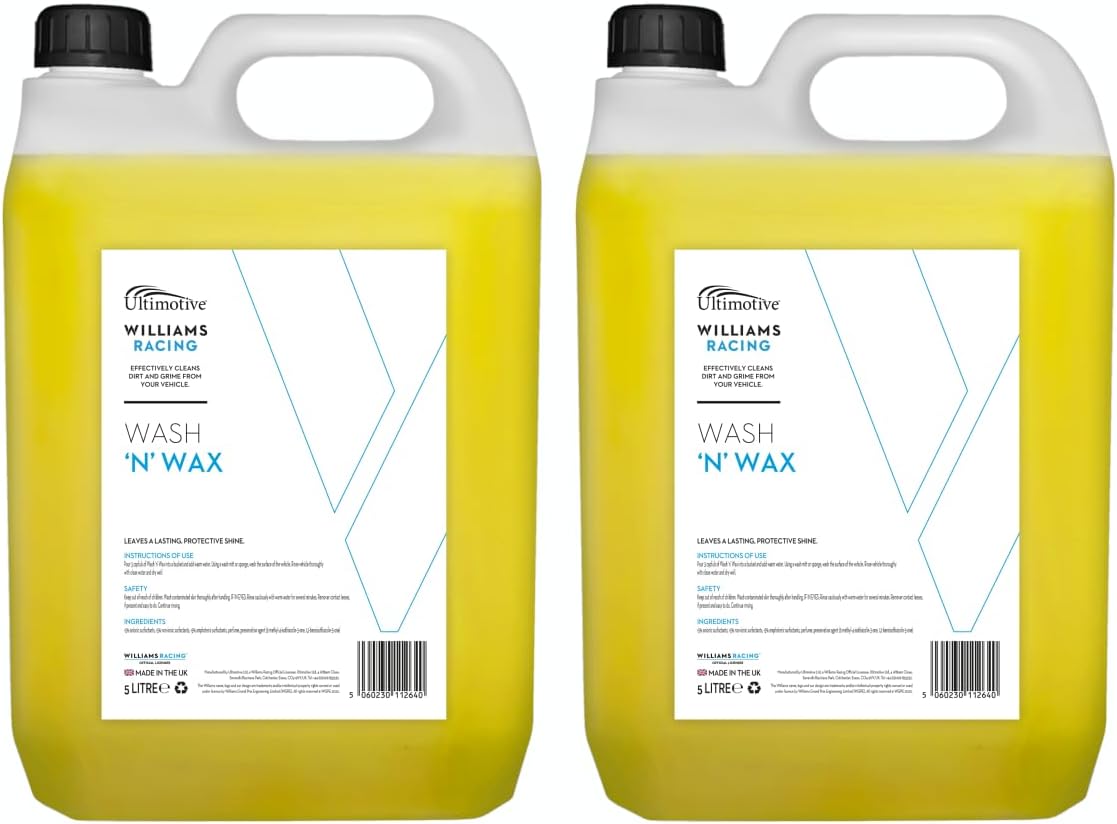 Williams Racing PH Neutral 5 Litre Car Shampoo : Amazon.co.uk: Automotive