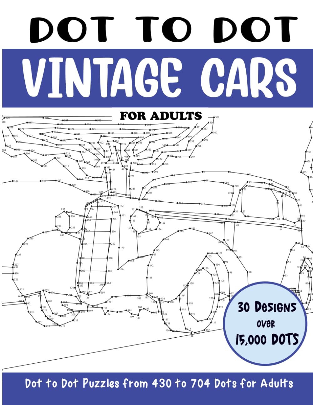 Dot To Dot Vintage Cars For Adults Classic Antique Cars | Desertcart ...