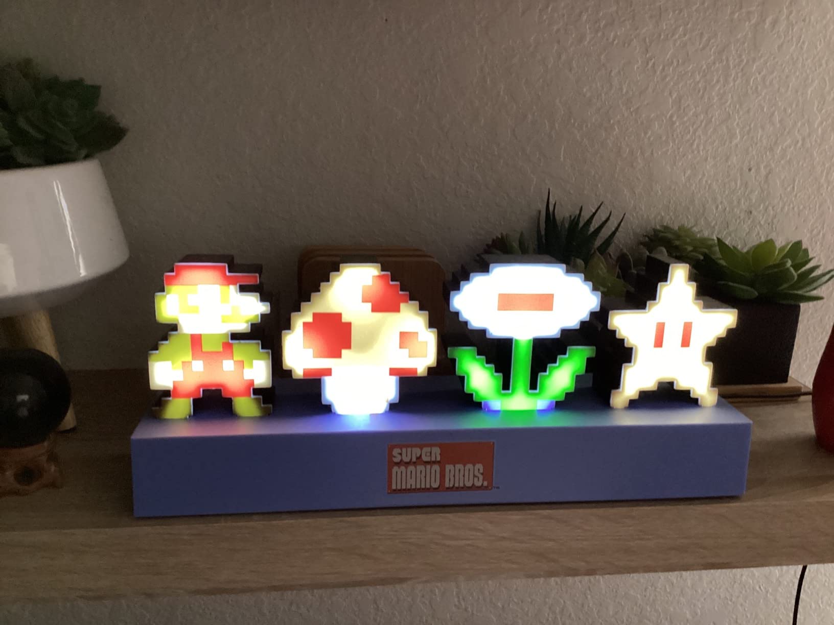 $7/mo - Finance Paladone Super Mario Bros Icons Light, Decorative Light ...