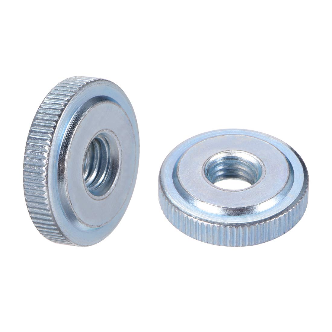 uxcell Round Knurled Thumb Nuts Conector Lock Adjusting Nuts, M8 Female ...