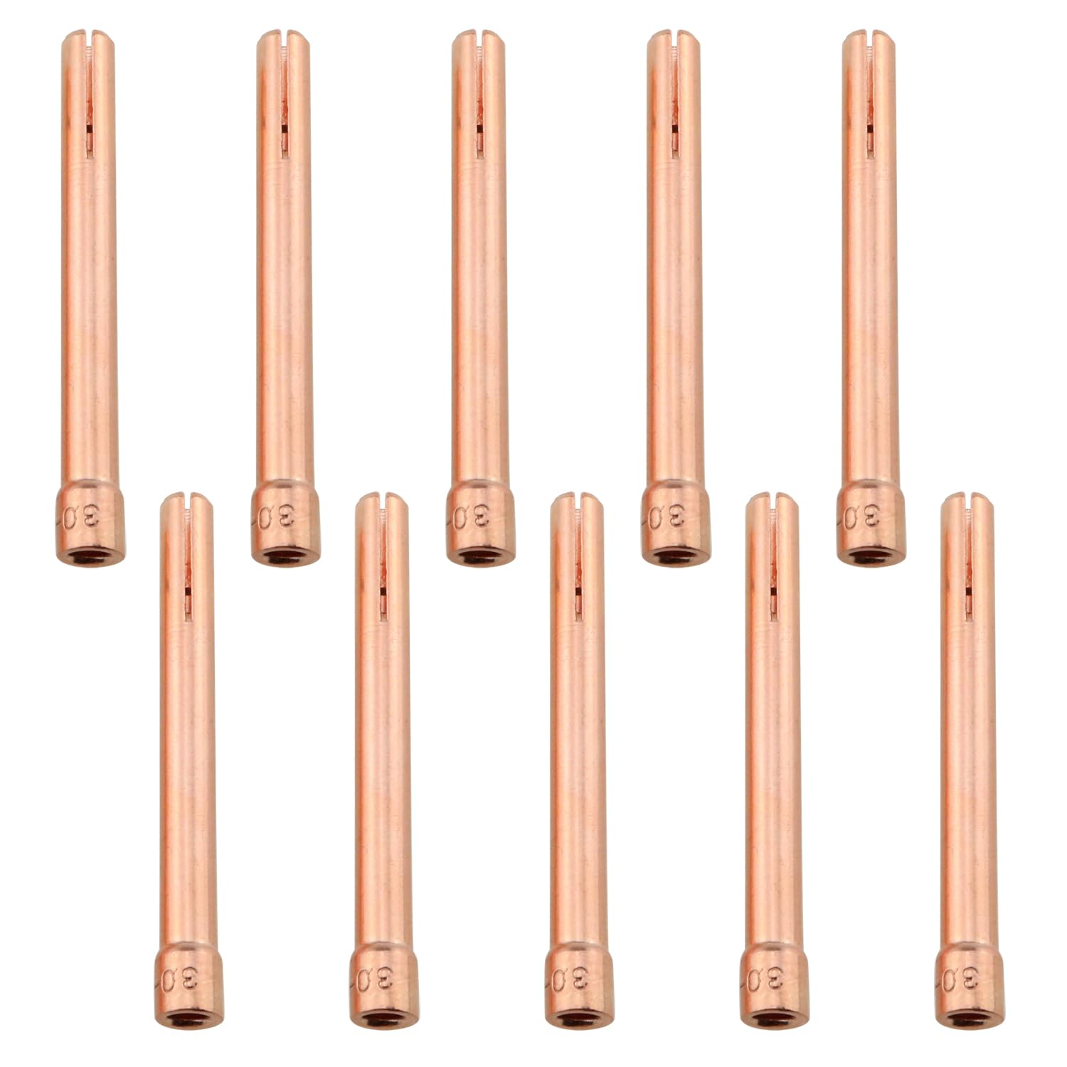 LUORNG 10PCS Argon Arc Welding WP17/18/26 Tungsten Electrode Copper ...