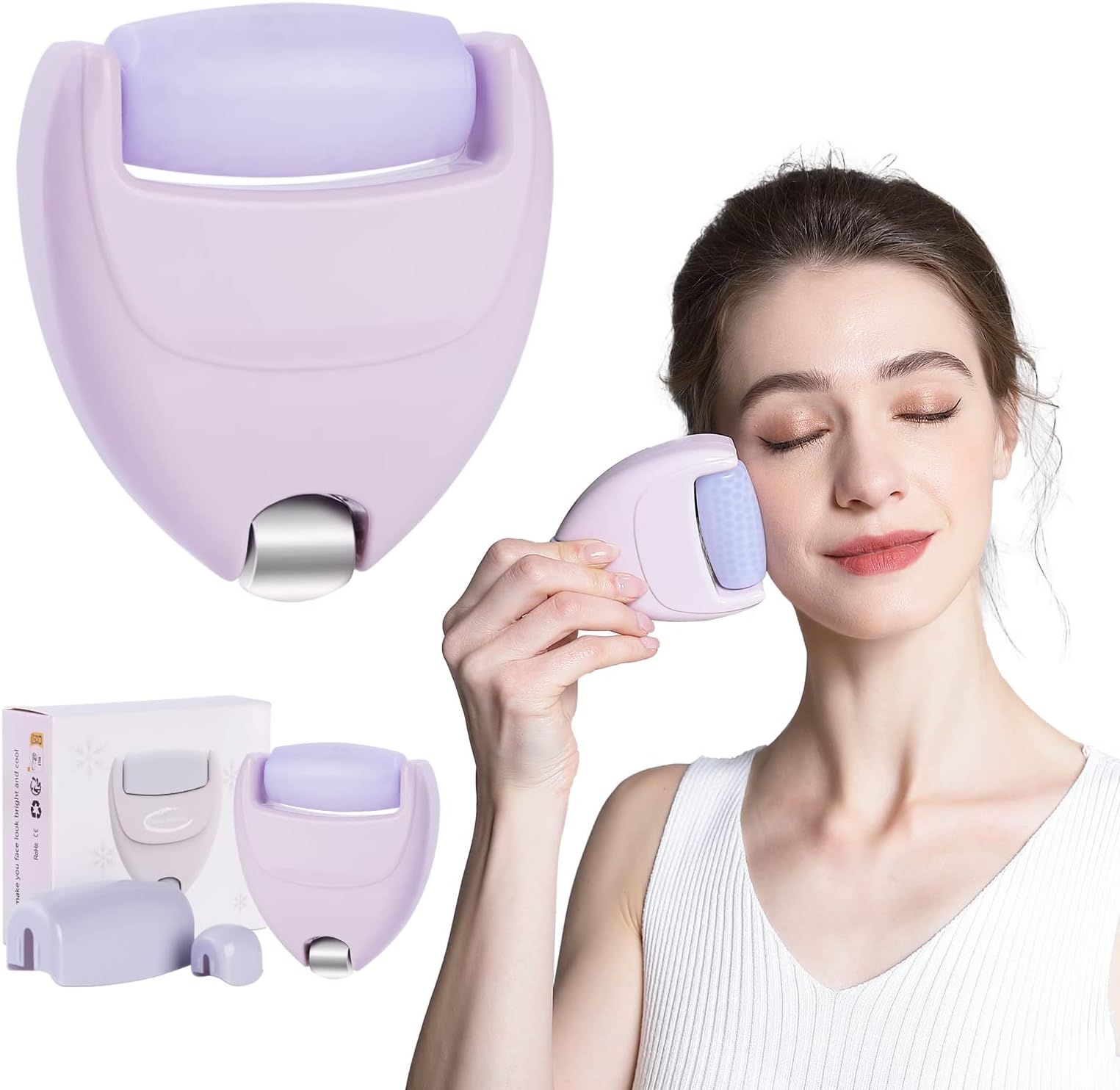 Amazon.com: RHOS Ice Roller for Face and Eye-Facial Ice Roller Skin ...