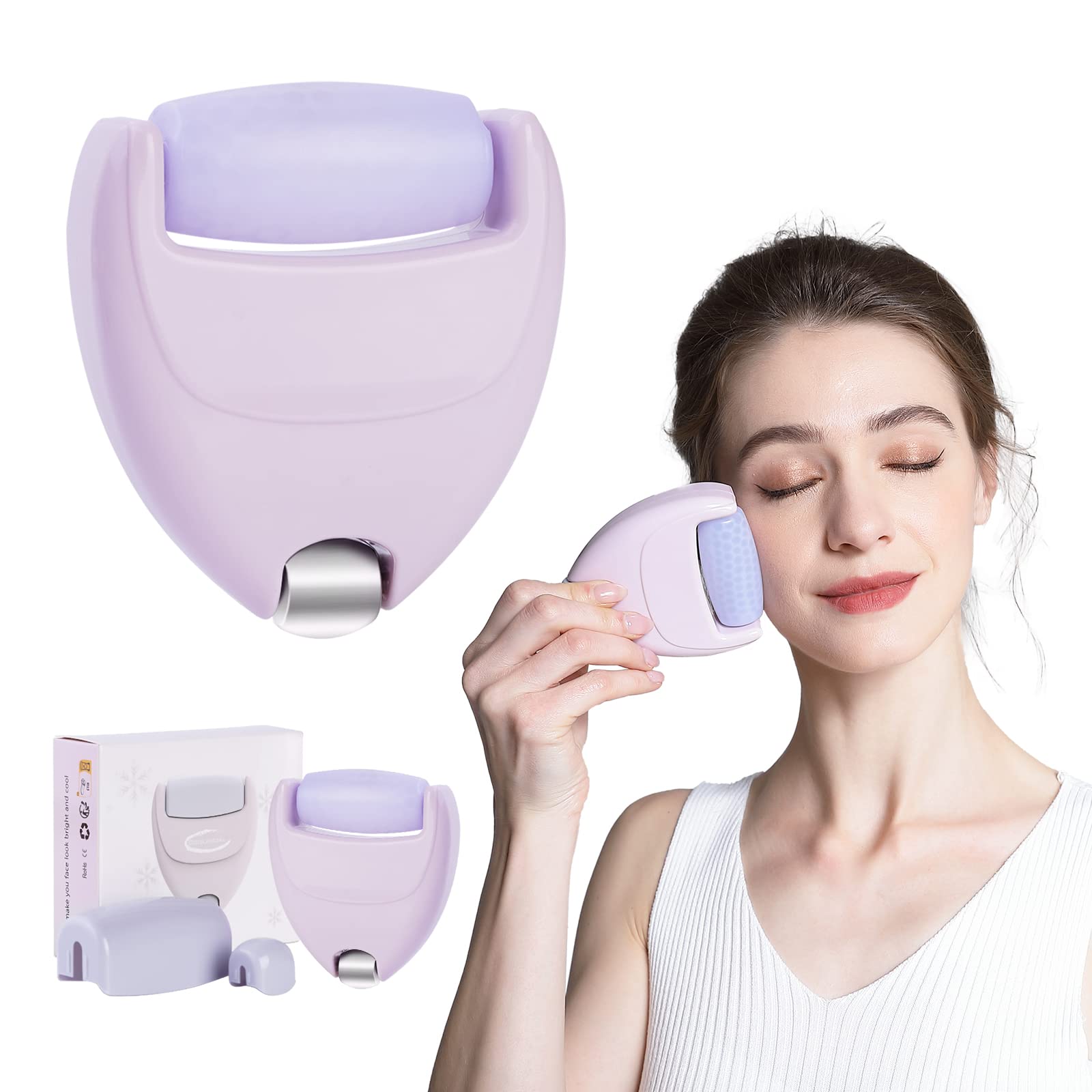 Amazon.com: RHOS Ice Roller for Face and Eye-Facial Ice Roller Skin ...