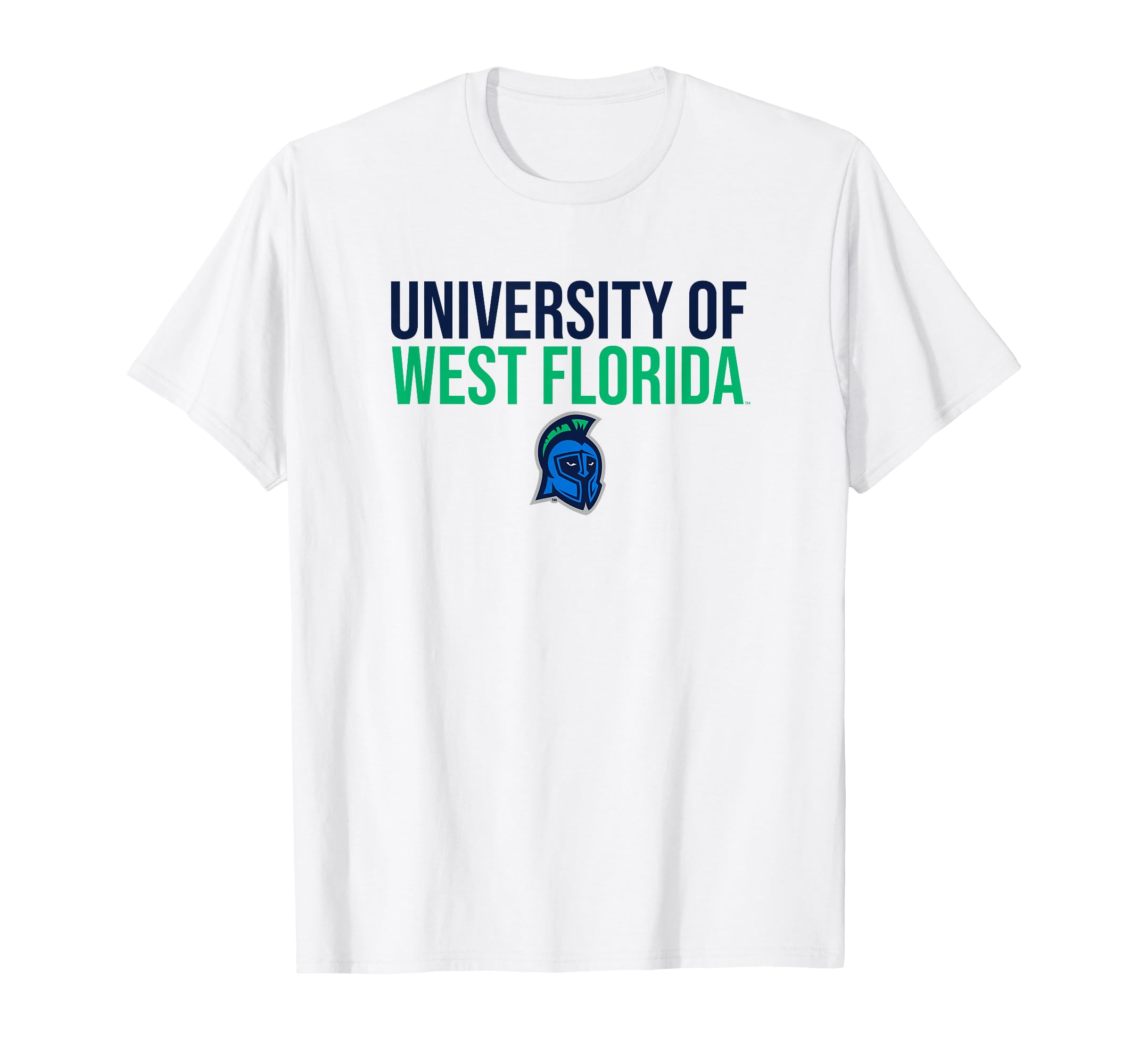 Amazon.com : University of West Florida UWF Argonauts Stacked T-Shirt ...