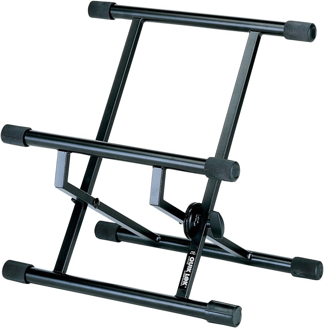 Amazon.com: Quik Lok AMS-BS-625 Amplifier Stand, Black : Musical ...