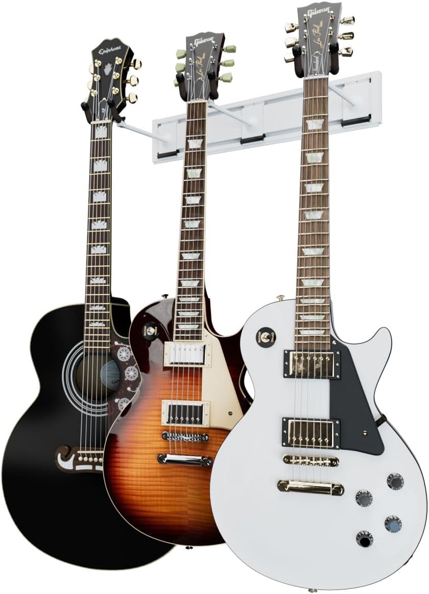 Amazon.com: String Swing 3 Guitar Wall Mount Rack – Solid Aluminum ...