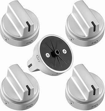 Amazon.com: brogtrol 5 Pack WB03X24818 Gas Stove Knob Replacements ...