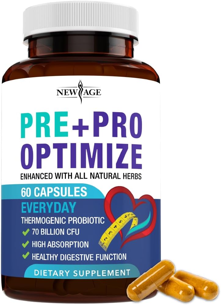Amazon.com: NEW AGE Pro Optimize Probiotics for Women, Menopause ...