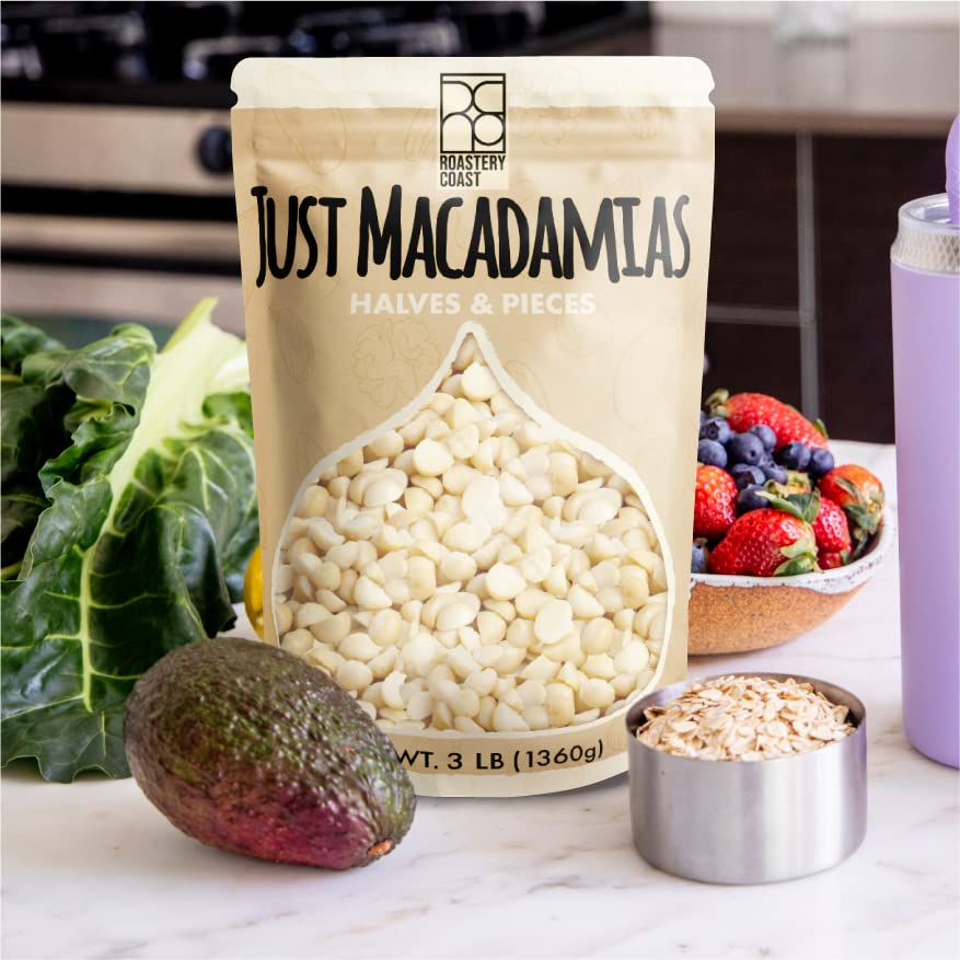 Buy Roastery Coast - Daily Nuts | Just Raw Macadamia Nuts Unsalted | Bulk Nuts (48OZ)|Snack nuts ...