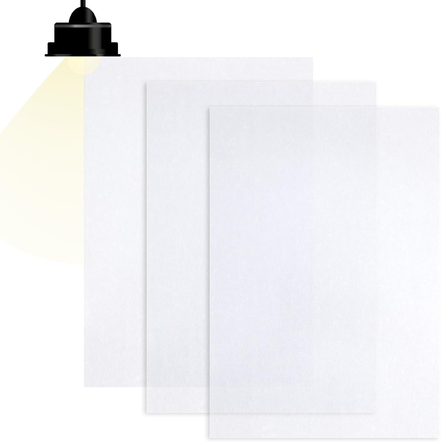 Amazon.com : 3 Pack Light Diffuser Sheet Adhesive Sticker Soften Light ...