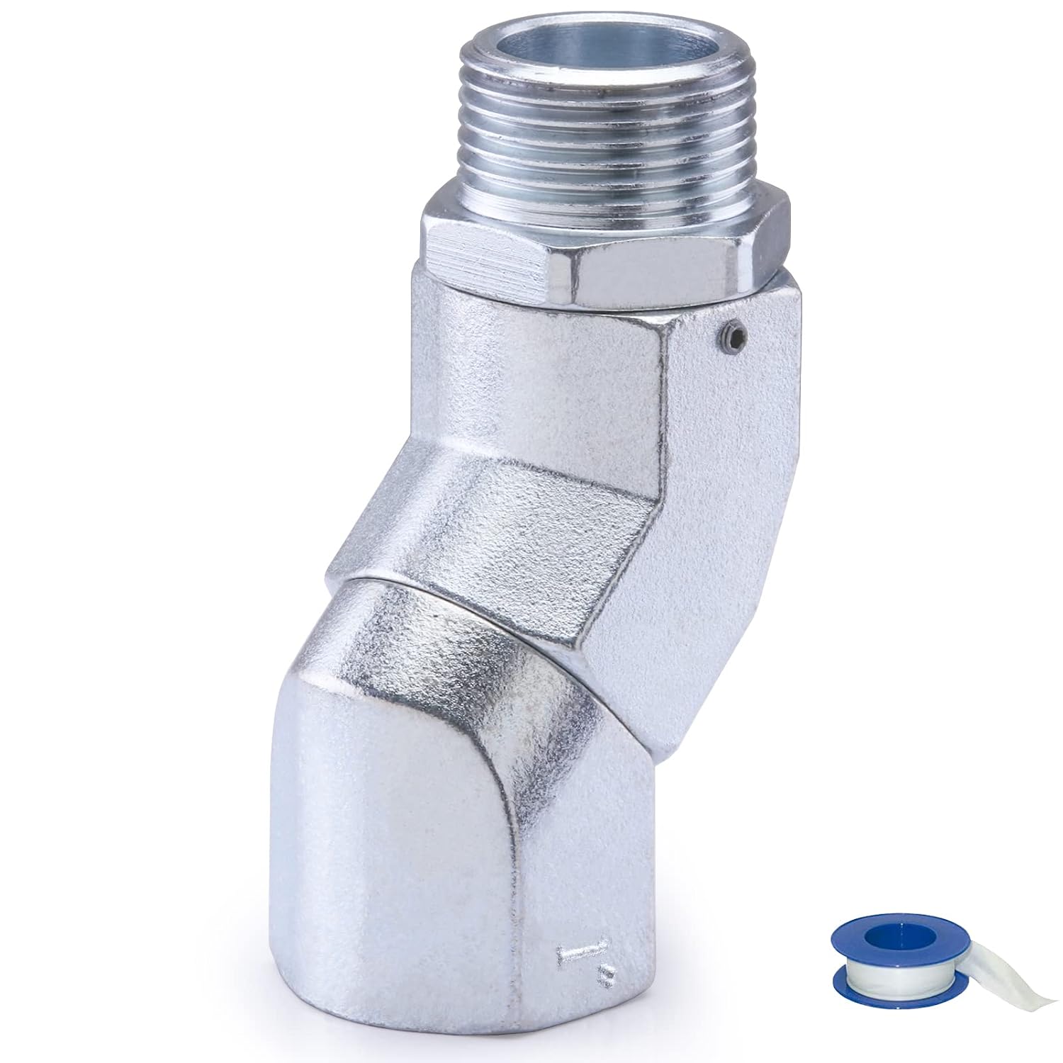 TAUSOM 1-inch fuel hose swivel kit, 360° rotating zinc alloy adapter ...