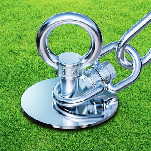 Amazon.com: Heavy Duty Dog Tie Out Cable and Stake - 360° No Tangle Dog ...