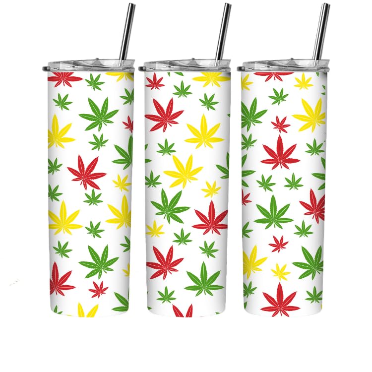 Amazon.com: Cannabis sublimation tumbler wrap for weed smokers to make ...