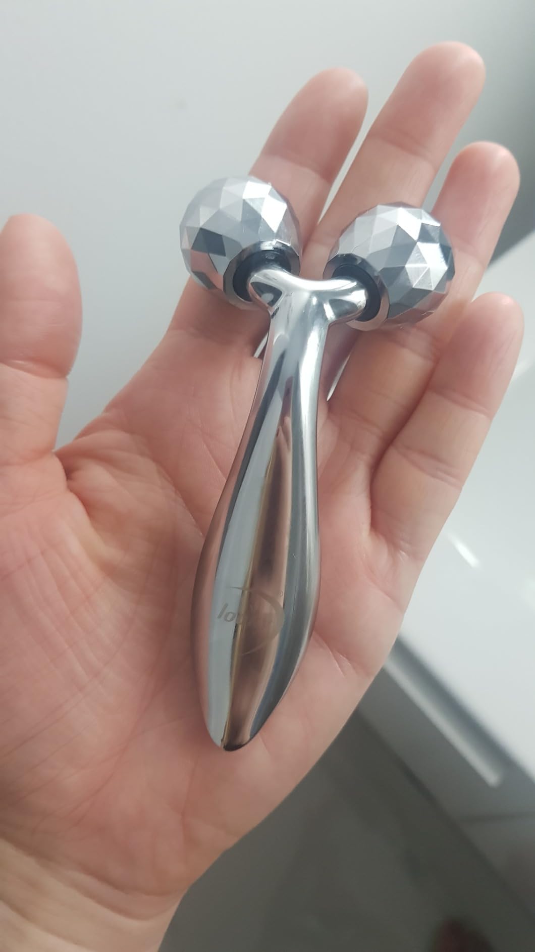 Deluxe Metal Face Roller - Facial Massager - Under Eye Care - Wrinkle ...