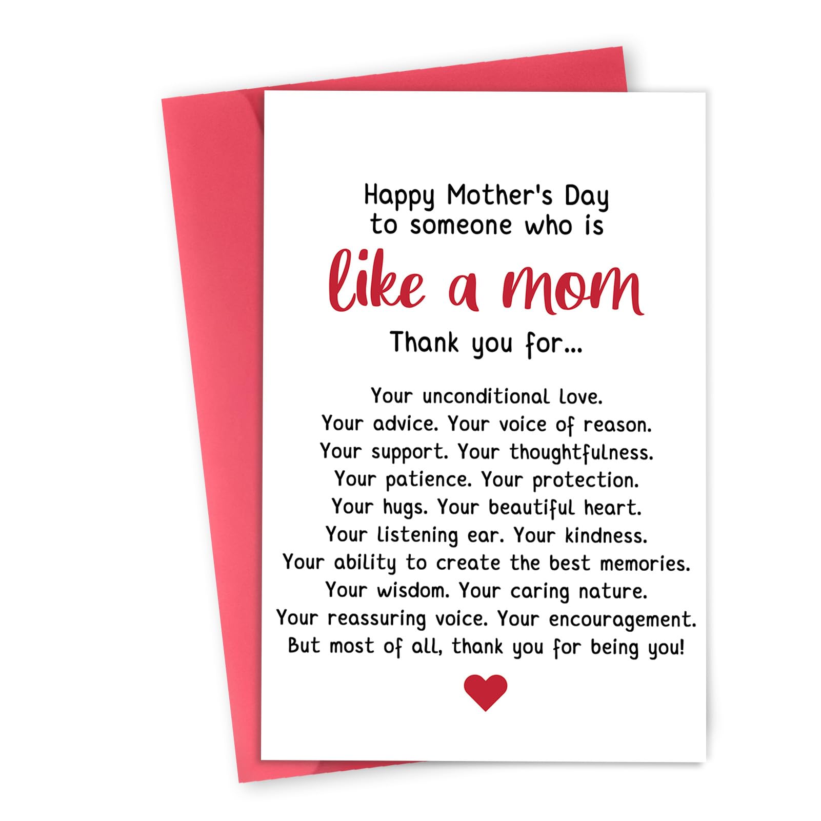 Zyulin Funny Mothers Day Card For Aunt Stepmom Bonus 9217