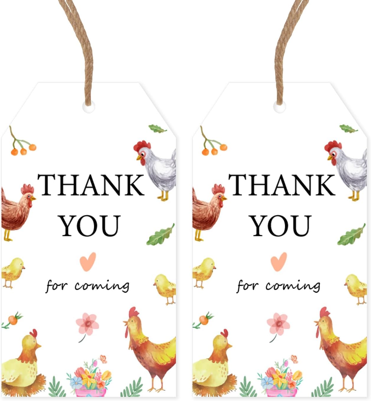 Amazon.com : SHADOAMP Chicken Party Decorations, 50pcs Chicken Thank ...