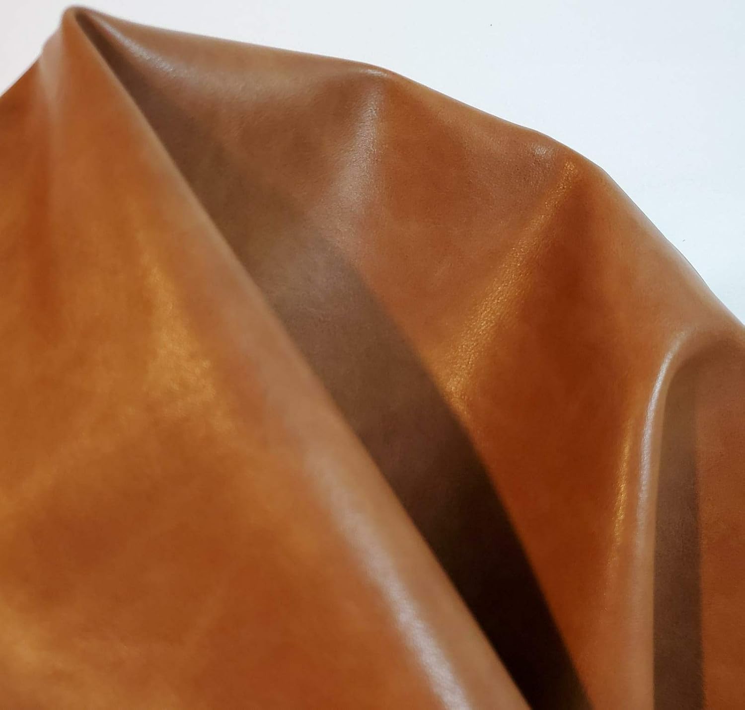 Amazon.com: NAT Leathers | British Tan Two Tone Soft Faux Leather ...