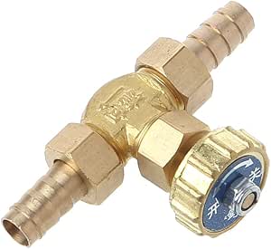 Amazon.co.jp: BHKOXI Elbow Brass Needle 10mm Propane Butane Gas ...
