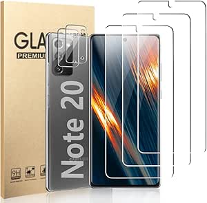 Amazon.com: [3+2 Pack] Galaxy Note 20 Screen Protector,with 2 Pack ...
