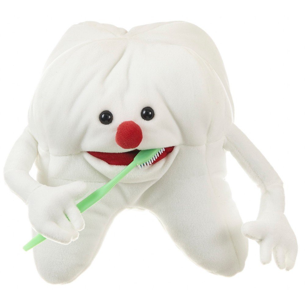 Living Puppets W024 Hand Puppet 35 cm Fabric 35 cm White : Amazon.co.uk ...