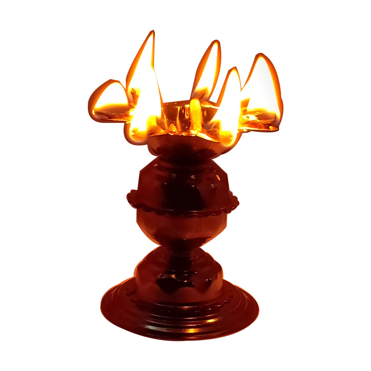 Buy Stainless Steel Diyas for Pooja - Deepak for Puja Aarti - Oil Lamp ...