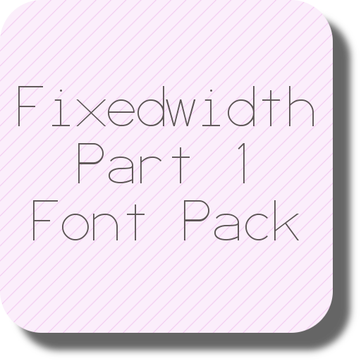 Fixedwidth Part 1 Font Pack - App on Amazon Appstore
