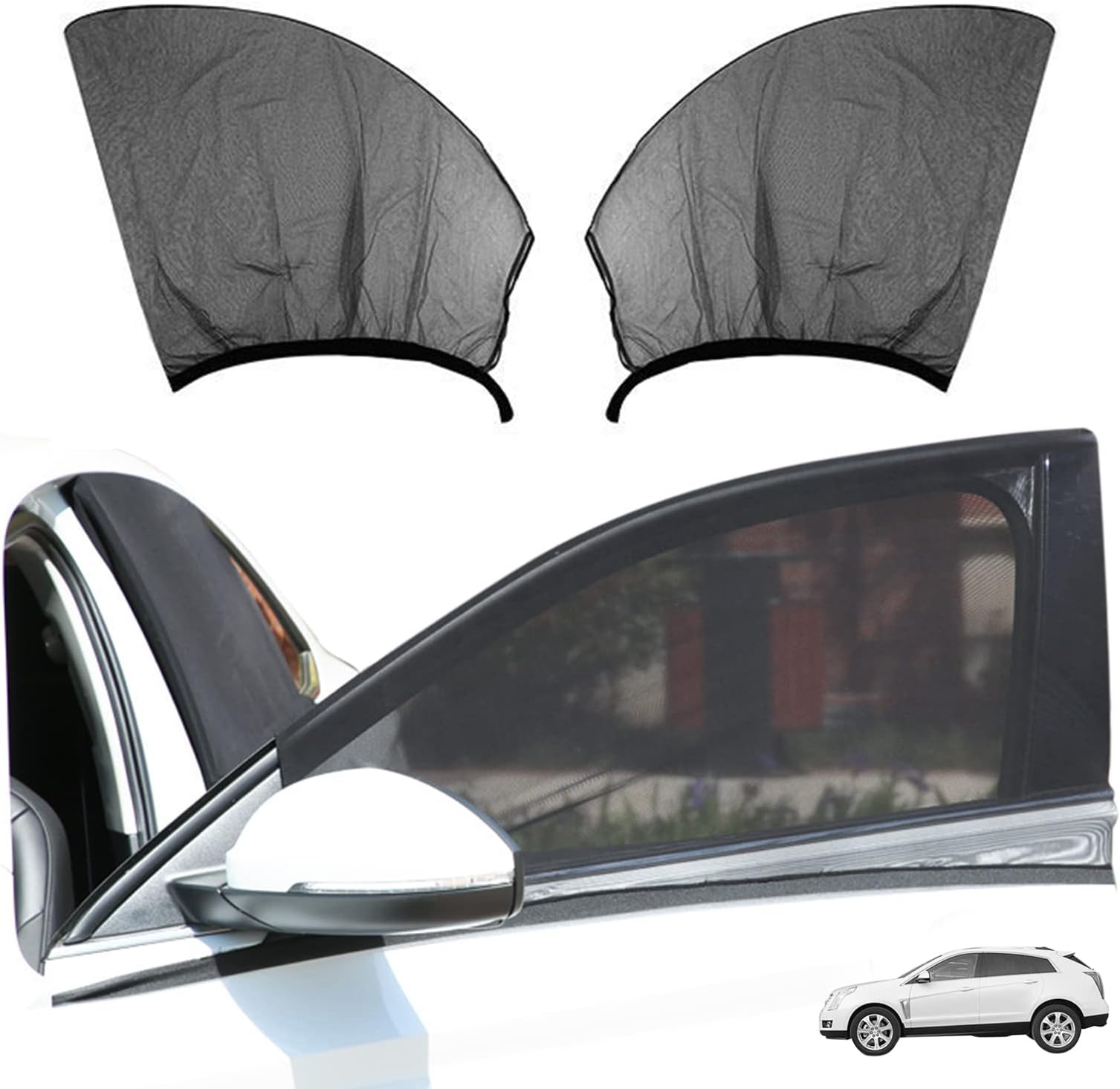 Amazon.com: Miytsya 2 PCS Car Window Shades, Breathable Mesh Side Car ...