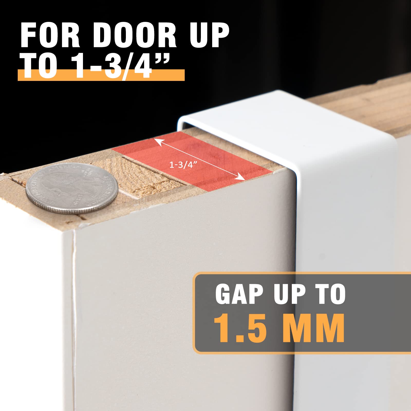 Snapklik.com : (2 Pack Foldable Over The Door Hooks, Heavy Duty Over ...