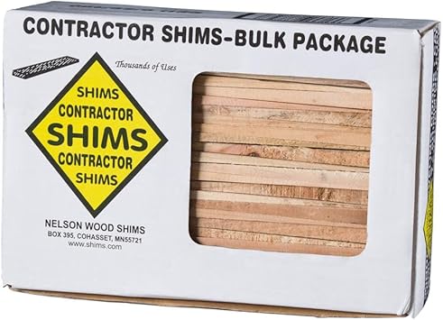 Nelson Wood Shims CSH8/56/120/MGD 8" Bulk Beddar Shims : Amazon.co.uk ...