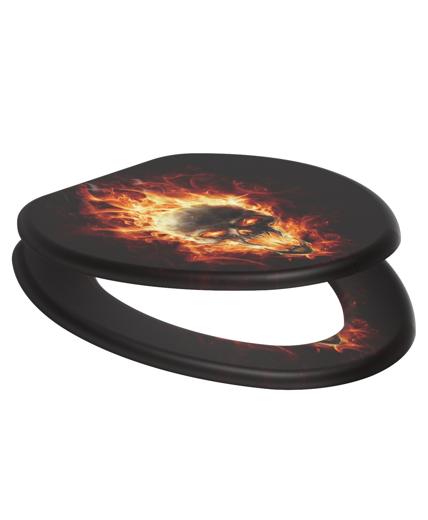 Snapklik.com : ELONGATED, Silent Slow Close, Molded Wood Adjusting ...