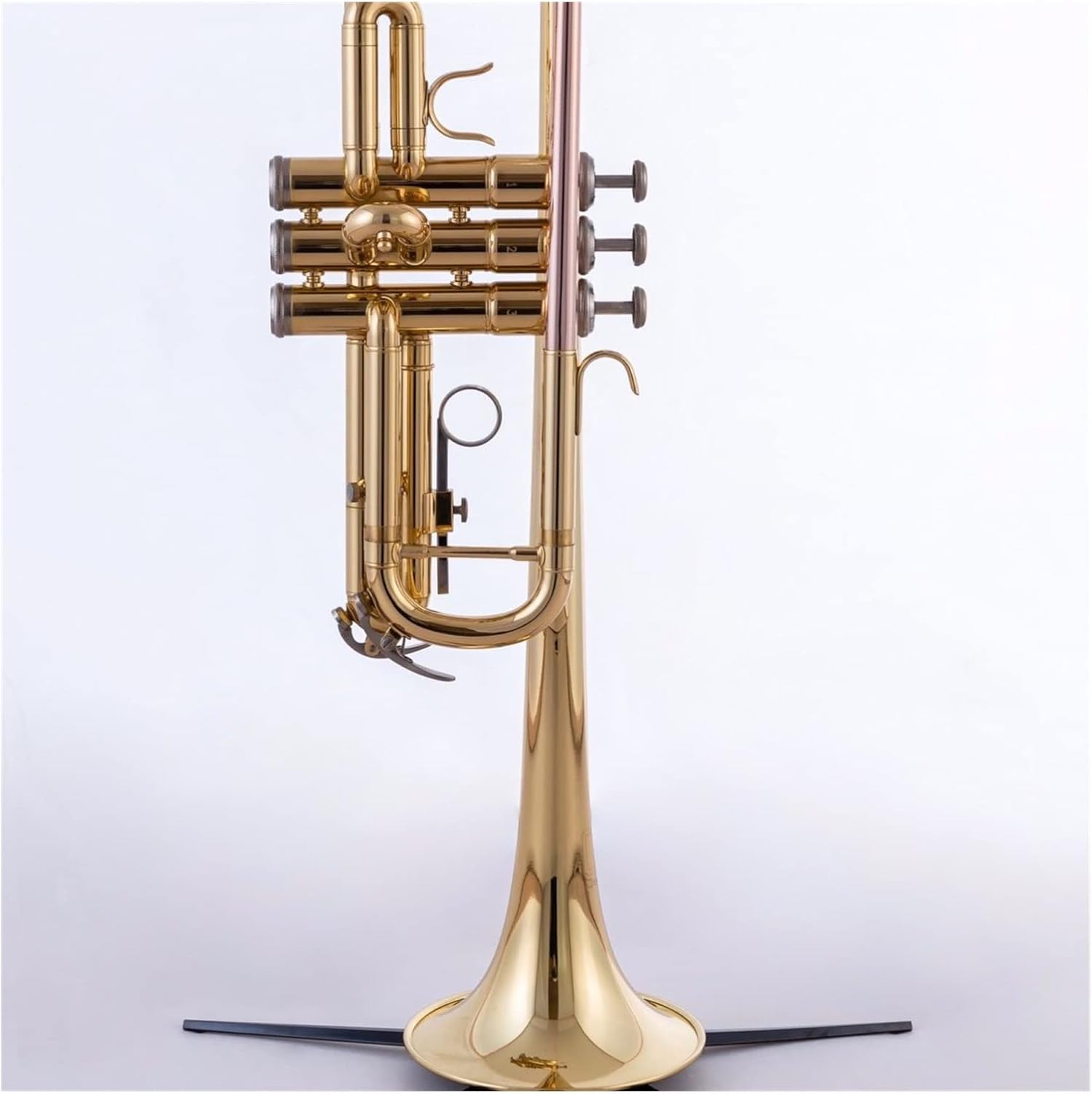 Amazon.com - C-Key Professional Trumpet Gold-Plated Brass Instrument ...