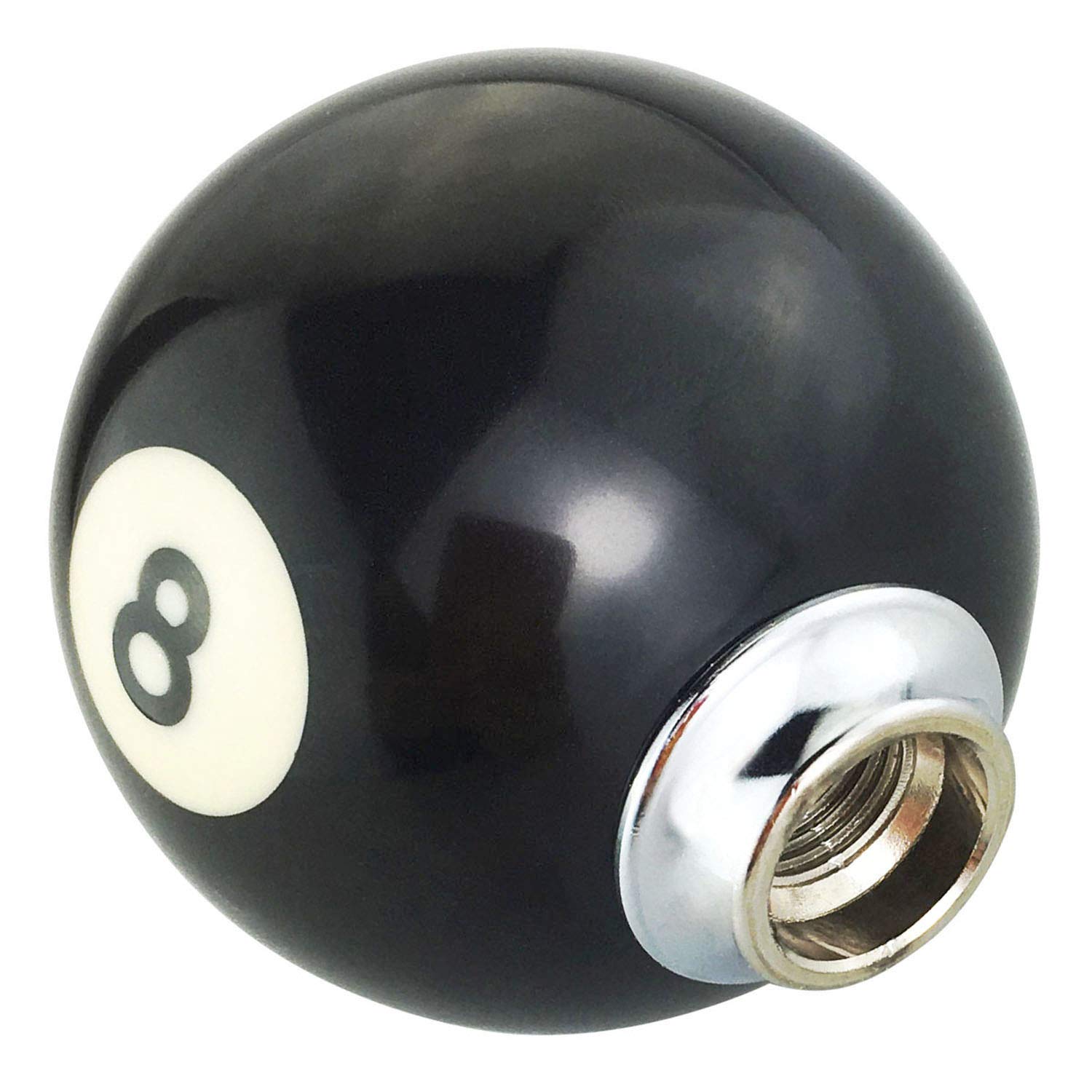 Amazon.com: Abfer Black 8 Ball Shifter Knob with Adapters Car Billiard ...