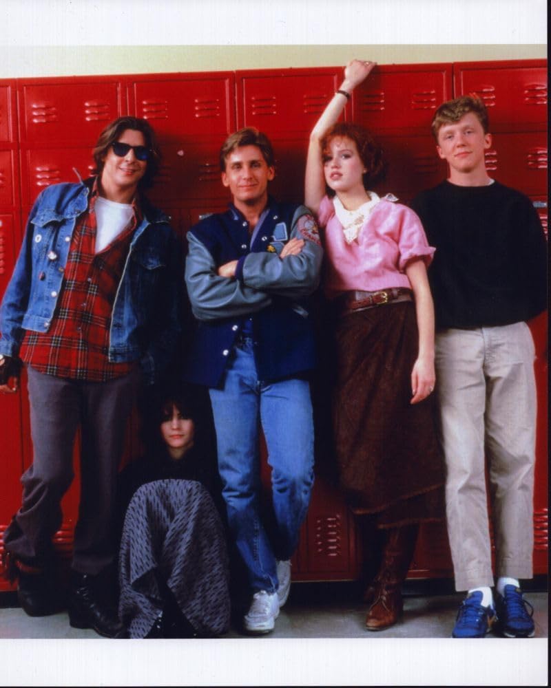 Amazon.com: Posterazzi The Breakfast Club Group In Front Of Lockers ...