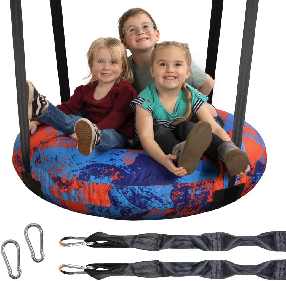 Amazon.com: AIR Swing Giant 42” Inflatable Heavy Duty Saucer Swing ...