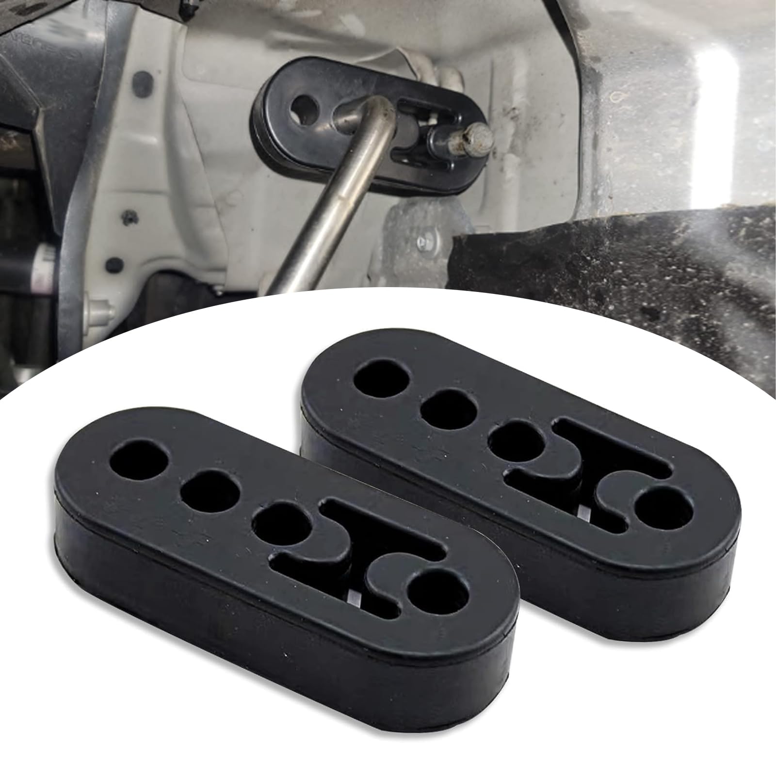 Amazon.com: Yumfugu 2 PCS Car Exhaust Pipe Bracket, 4.25" x 1.73" x 0.9 ...