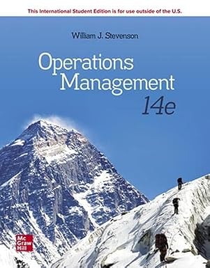Operations Management: Textbook only 14TH Edition (ISE): 9781260575712 ...