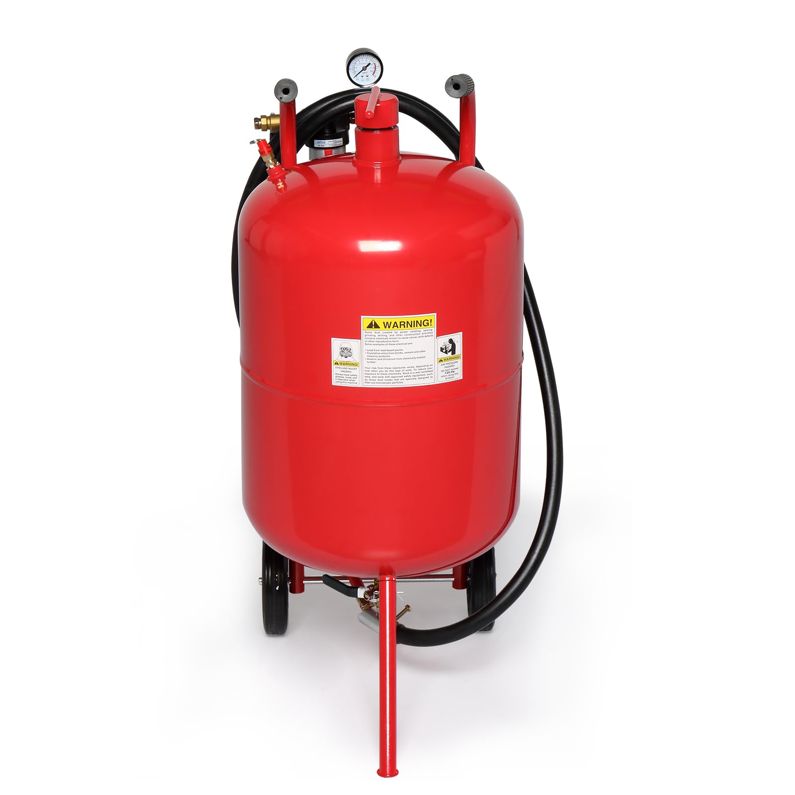 20 Gallon Portable Sand Blaster 65-125 PSI With Wheels MOTORHOT 20 ...