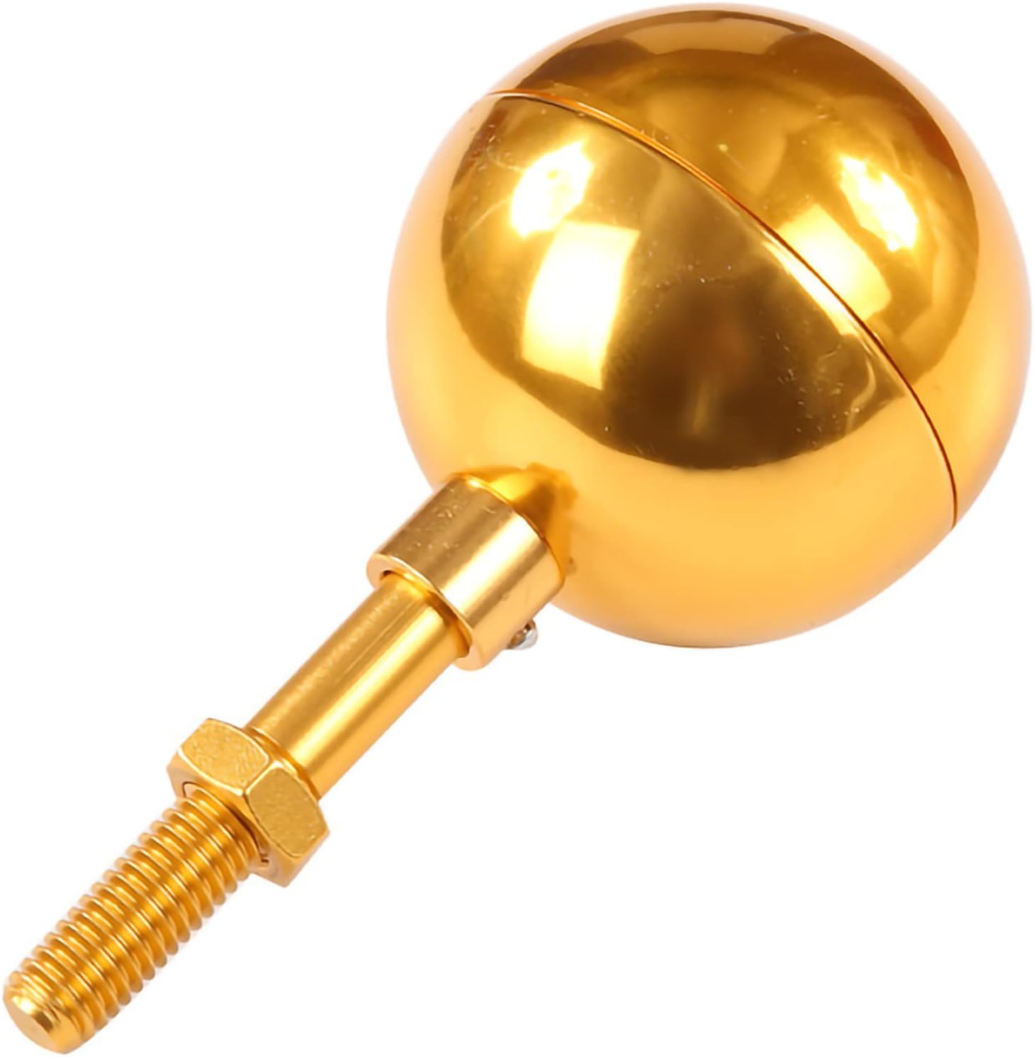 Amazon.com : BRUBAKER Golden Flag Pole Topper Ball - 3 Inch Aluminum ...